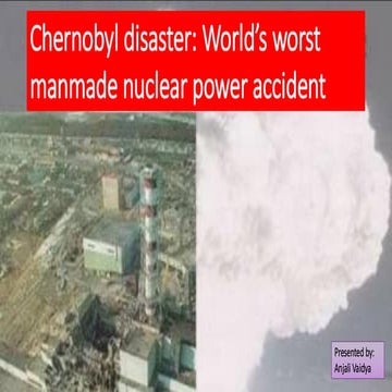 Chernobyl disaster: World's worst nuclear power accident | PDF