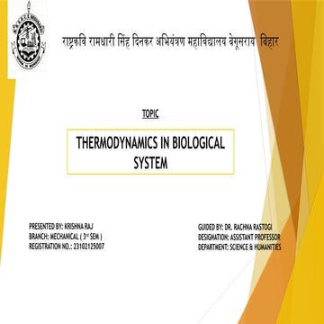 biology for engineers presentation 3rd sem | PPTX