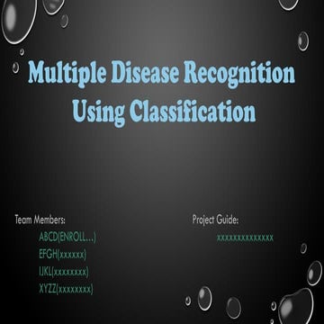 Human Multiple Disease Prediction pre project presentation.pptx