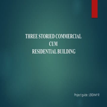 Presentation residential building planning | PPTX
