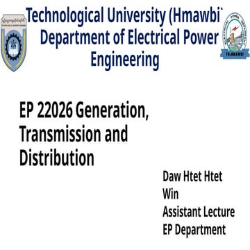 Mechanical Design of over head transmission Line | PPTX