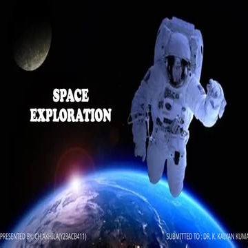 space exploration and satellites and science | PPTX