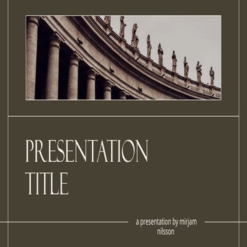 Presentation template - for students, staff, or employees | PPTX