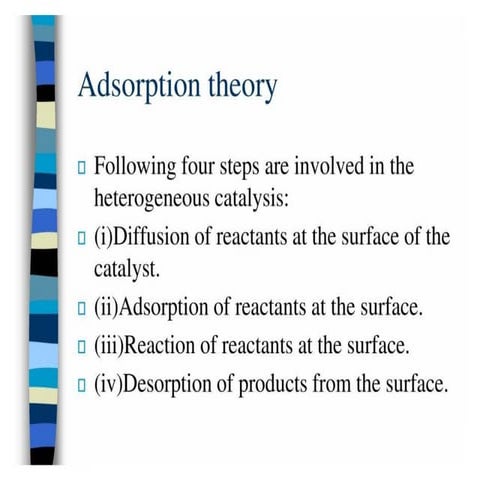 Adsorption and absorption for bsc students | PPTX