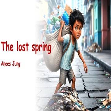 Std 12 lesson - The lost spring - by Aness Jung | PPTX