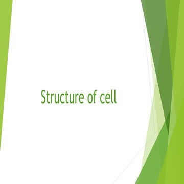 Cell biology | PPTX
