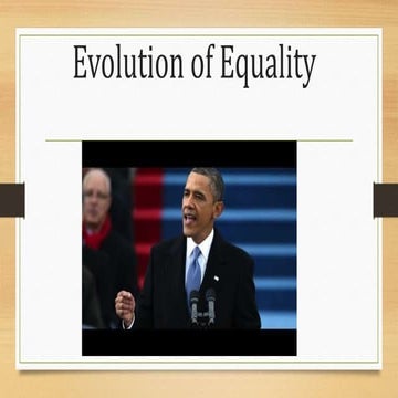 Evolution of Equality: Gender | PPTX