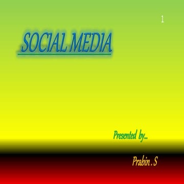 Social Media | PPT