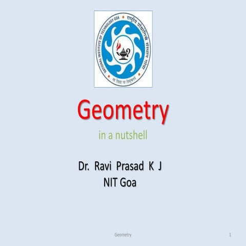 School Level Mathematics...Geometry | PPTX
