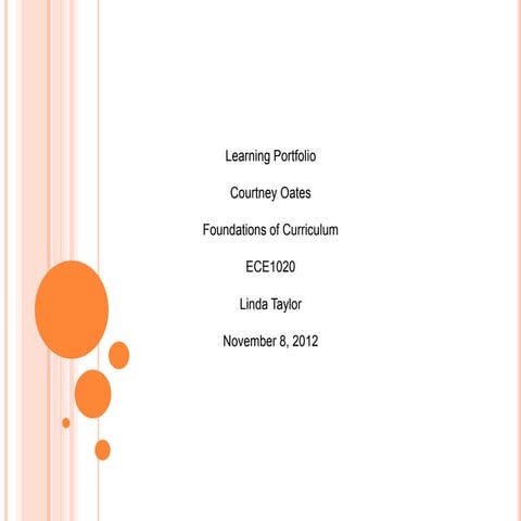 Presentation1 learning portfolio | PPT