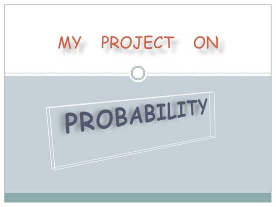 Probability | PPT