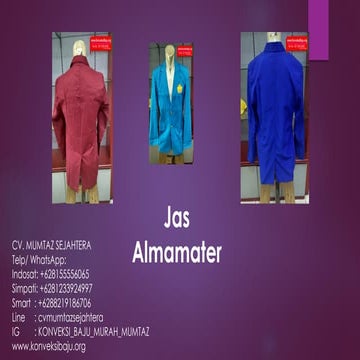 Jas mahasiswa ,Jas UMM,Jas UNAIR 081 5555 6065 | PDF
