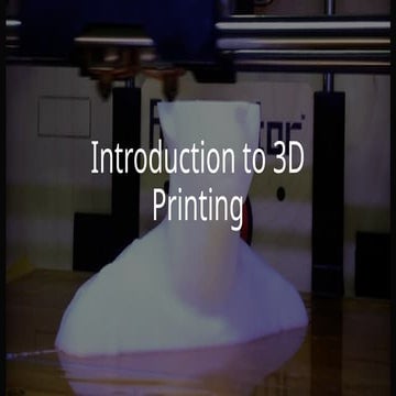 3D Printing over view, process and applications | PPTX
