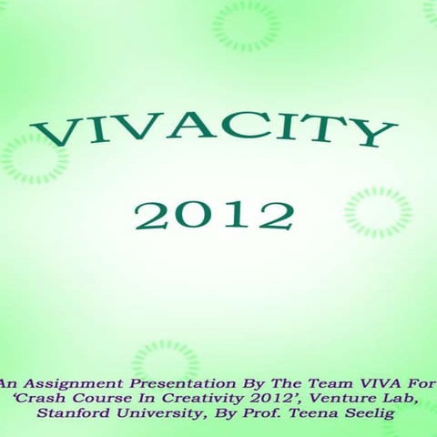 VIVACITY 2012 | PDF