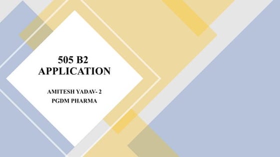 505 b2 submissions | PPT