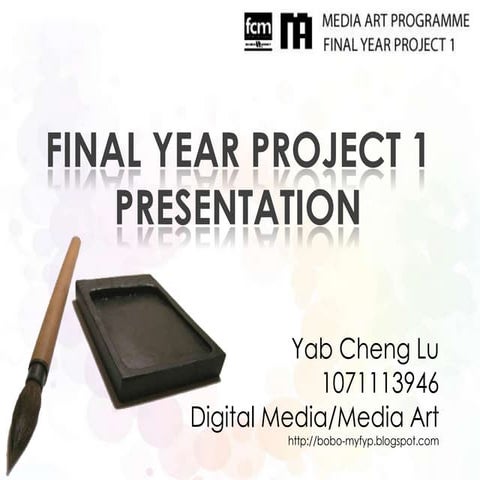 Final Year Project 1 Presentation | PPTX