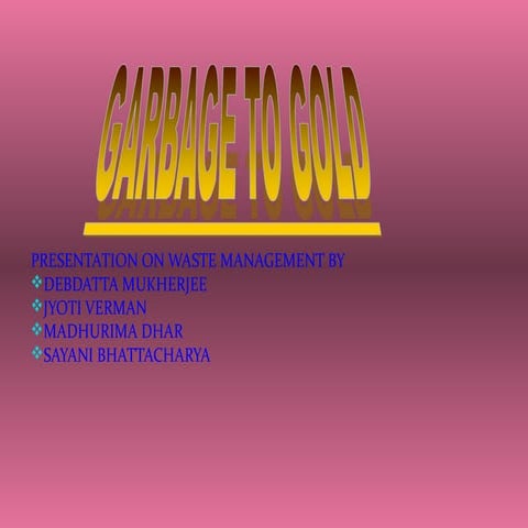 waste management | PPT