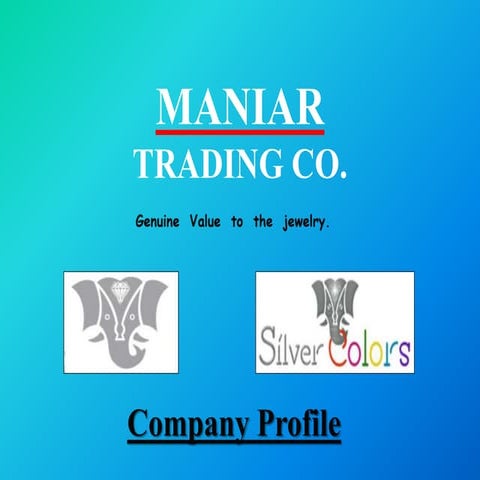Maniar Trading company | PPT