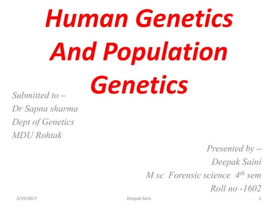 Genetics Chapter 24:Conservation Genetics | PPTX | Genetics | Science