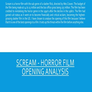 Scream film narrative (1) | DOCX