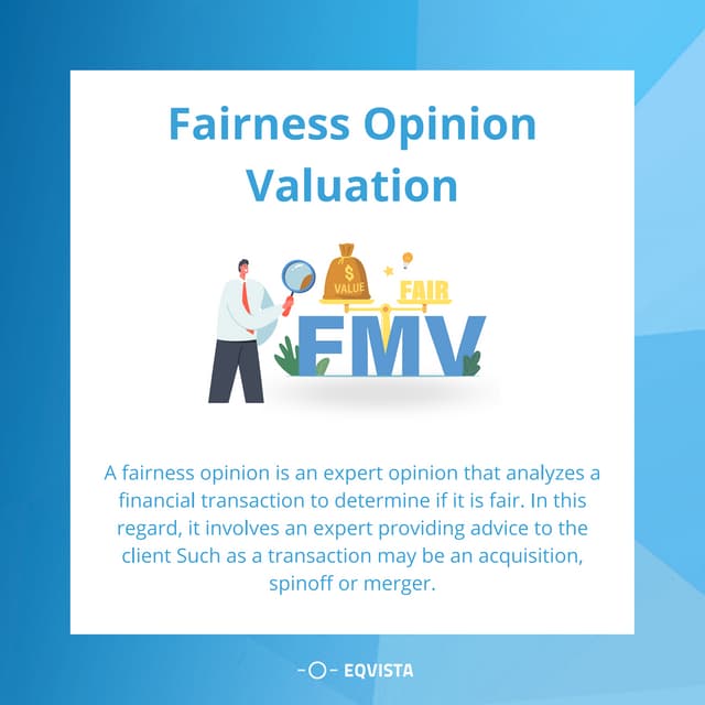 Fairness Opinion Valuation | PDF