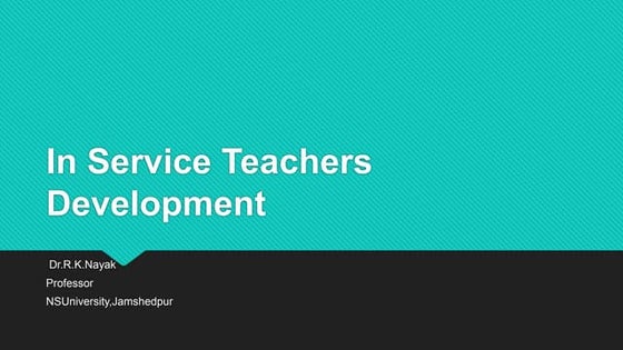 Faculty Development Programme | PPT