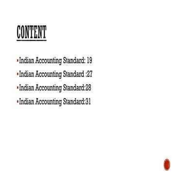 Presentation on ias 19 in financial statements | PPTX