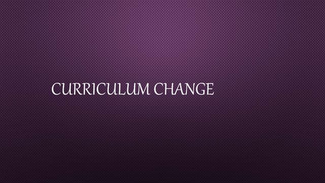 IMPLEMENTING THE CURRICULUM AS A CHANGE PROCESS | PPTX
