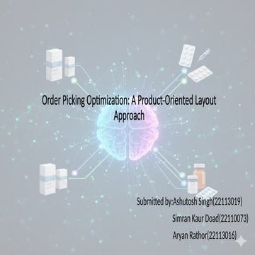 OrderPickingOptimization:ProductOriented | PPTX