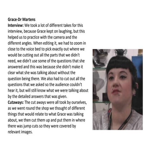 Editing-The interviews | PPT