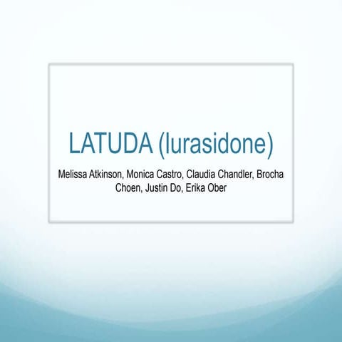 Latuda Presentation | PPTX