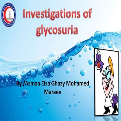 Investigations of glycosuria | PPT