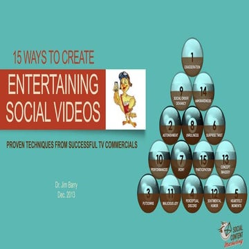 15 Ways to Create Entertaining Content | PPT