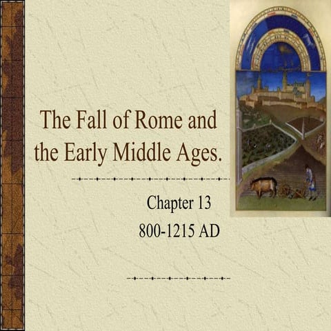 The Middle Ages introduction and overview | PPTX