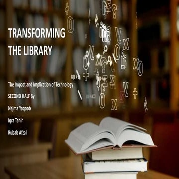 Transformation of Library - Technological innovations transforming ...