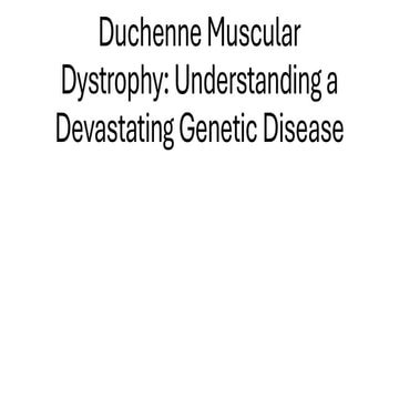DUCHENNE MUSCULAR DYSTROPHY | PPTX