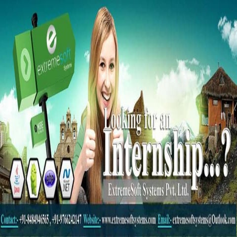 Internship for MCA | PPTX