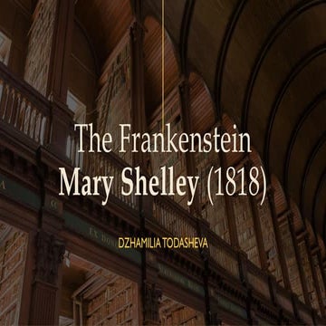 The Frankenstein Mary Shelley book review | PDF
