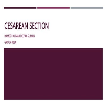 Cesarean section | PPT
