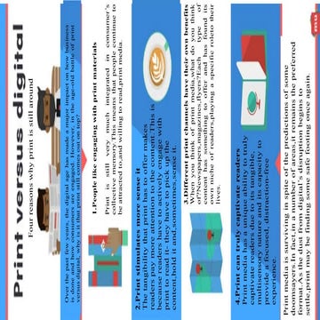 Print versus Digital:A discussion of differences | PPTX