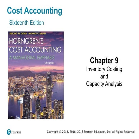 Presentation Cost Accounting Chapter 9 16th Edition | PPTX