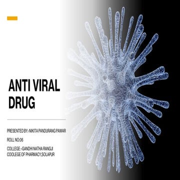 Anti viral drug pharmacology classification | PDF