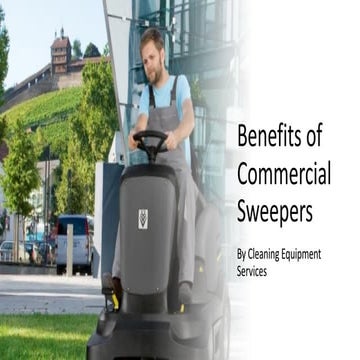 Benefits of Commercial Sweepers | PDF