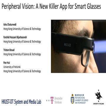 Peripheral Vision: A New Killer App for Smart Glasses | PDF
