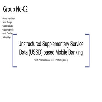 8. ussd mobile banking - 99 | PPSX