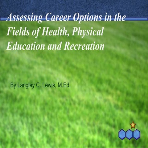 Careers and professional considerations in physical education and ...