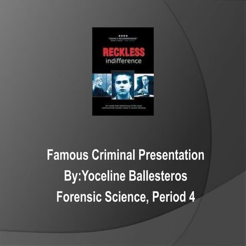 Criminal Presentation | PPT