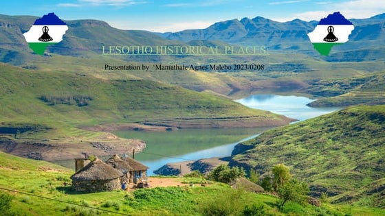 "Echoes of Majesty: Navigating Lesotho's Rich Tapestry of History" | PPTX