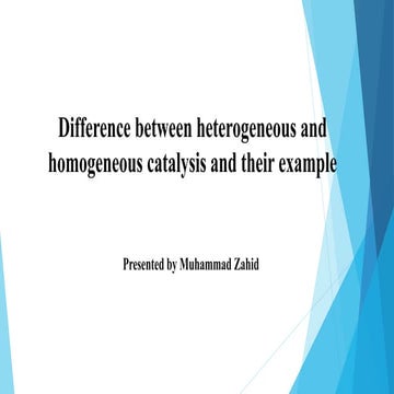 Heterogeneous catalysis-Fundamentals | PPTX