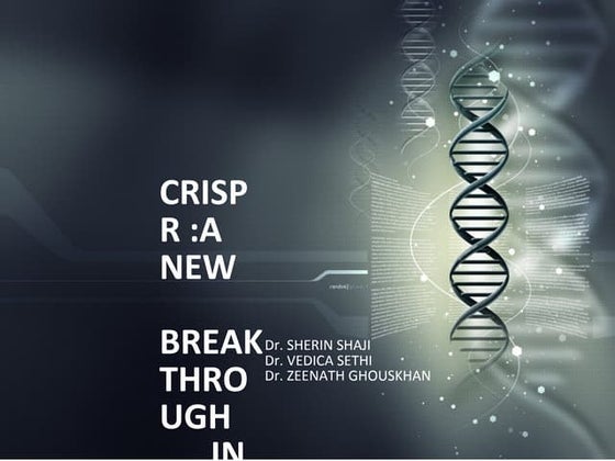 Crispr cas9 ppt (1) | PPTX